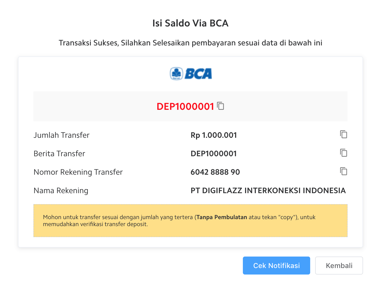 Dokumentasi Digiflazz